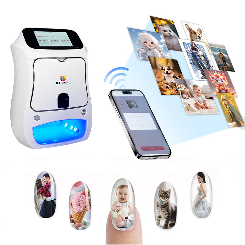 3D WIFI Automatic Art Designs Finger Nail Printing Machine – ICE NOVA ...