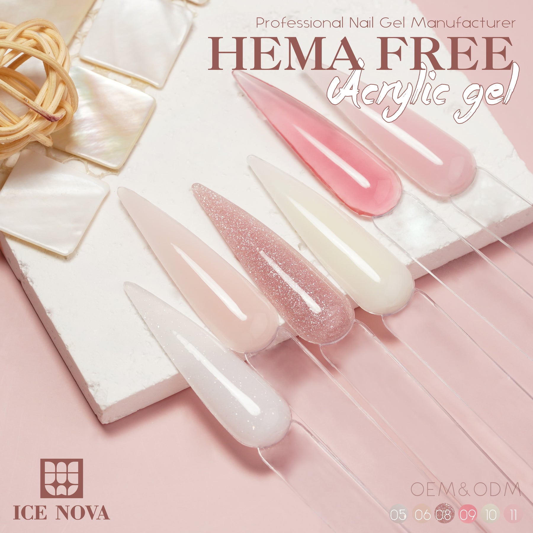 ICE NOVA | Hema Free Poly Gel – ICE NOVA Professional UV/LED Gel Nail ...